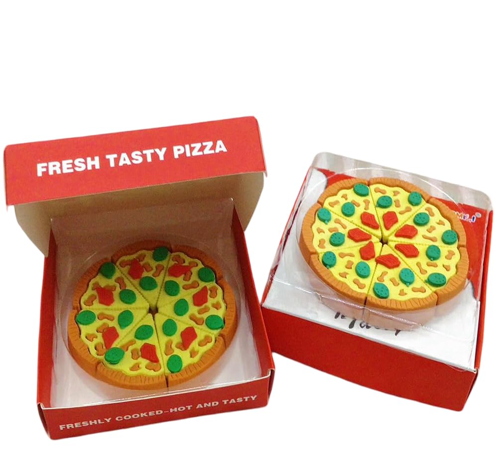 Pizza Fun & Play Erasers